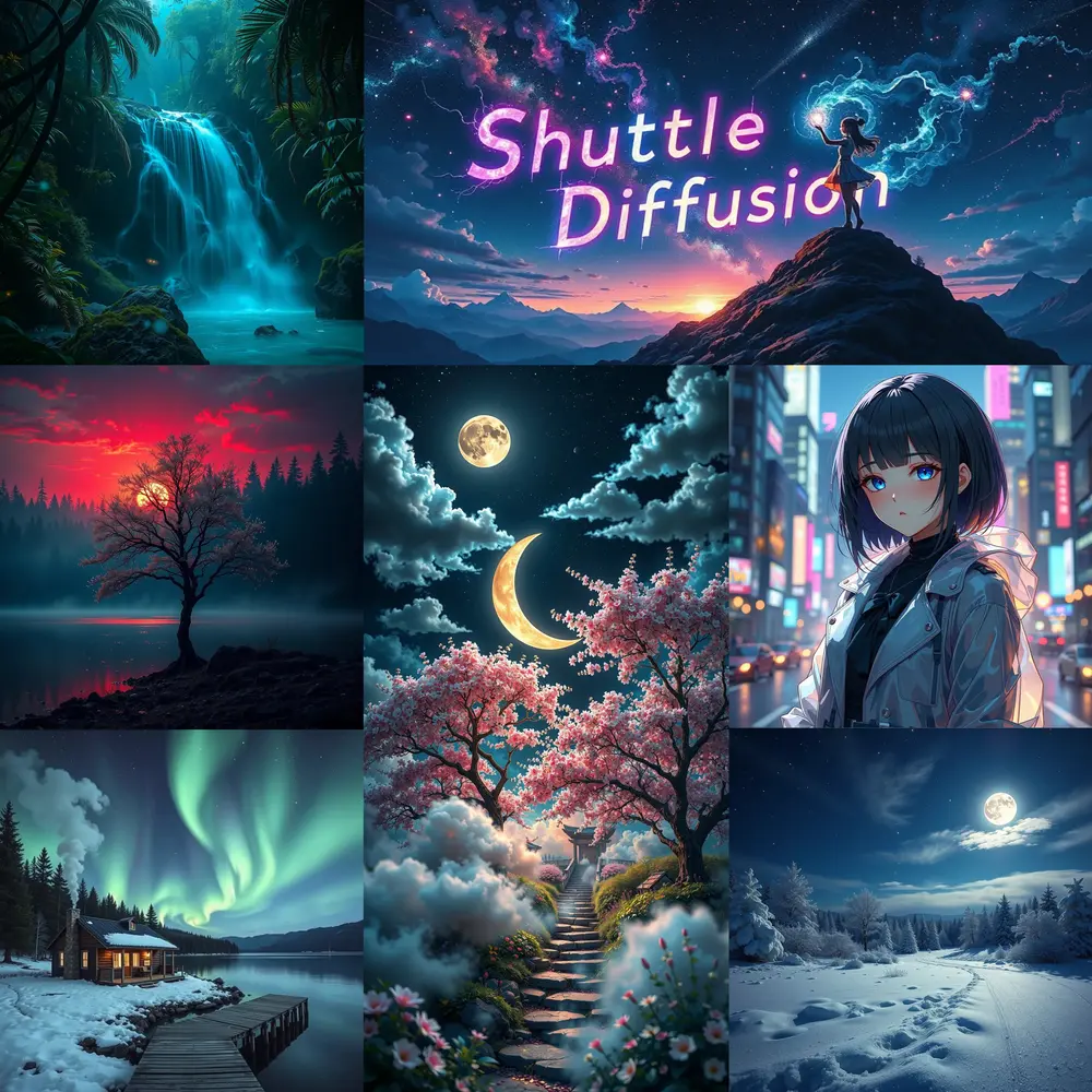 Shuttle 3 Diffusion：基于 Flux.1 Schnell 构建的一款微调模型，能够以简化的四步流程生成高质量的图像 | SD百科导航