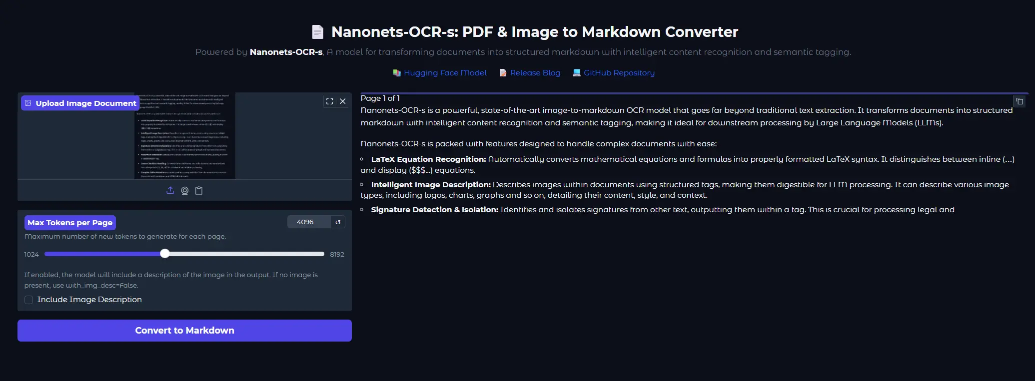 Nanonets 推出 Nanonets-OCR-s：首个面向 LLM 的结构化 OCR 模型 | SD百科导航